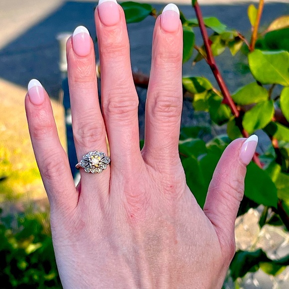 Jewelry | Vintage Chocolate Diamond Ring 16 Total Weight | Poshmark